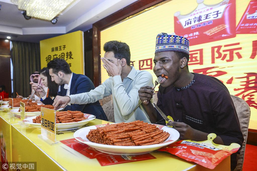 People Eating Spicy Food
