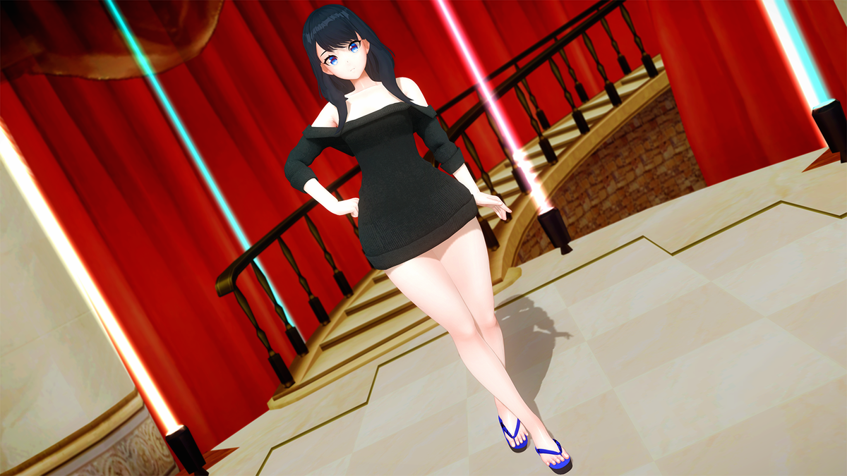 Loshi on Twitter: "#カスタムメイド3D2 #CM3D2 Rikka (SSSS. Gridman)…