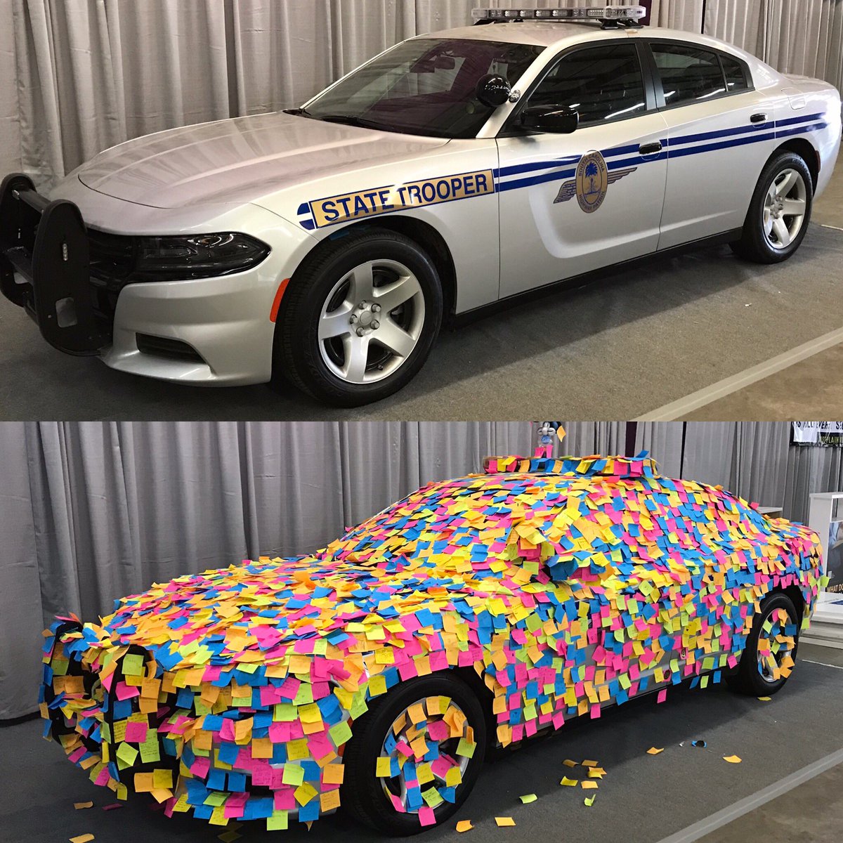 Sticky Note Car