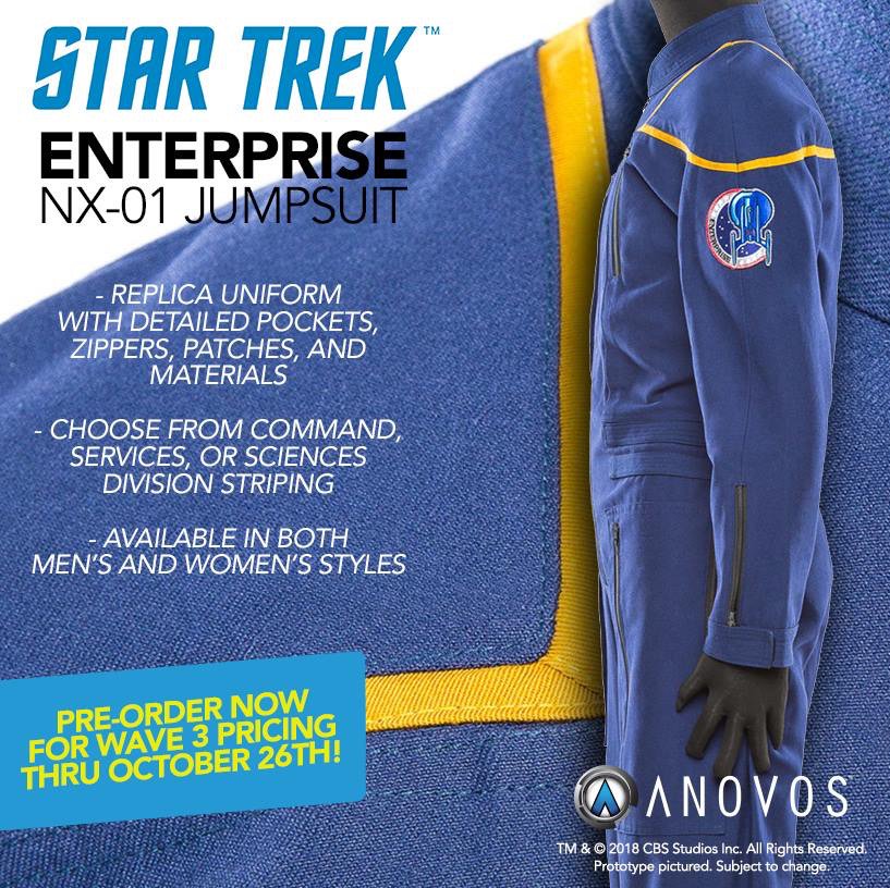 Star Trek Enterprise Uniforms