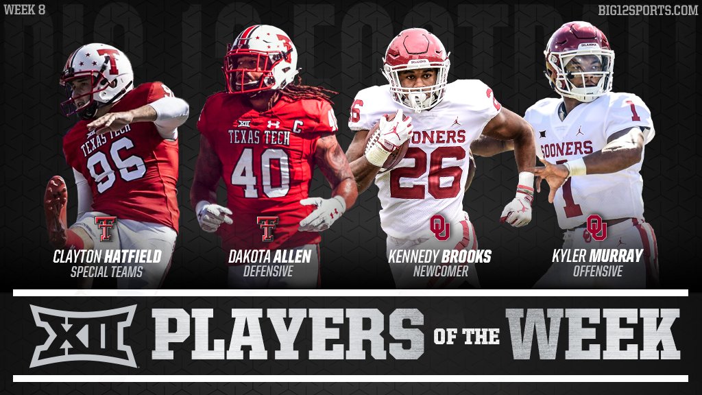 BIG 12 PLAYER OF THE WEEK – WEEK 8 : r/CFB