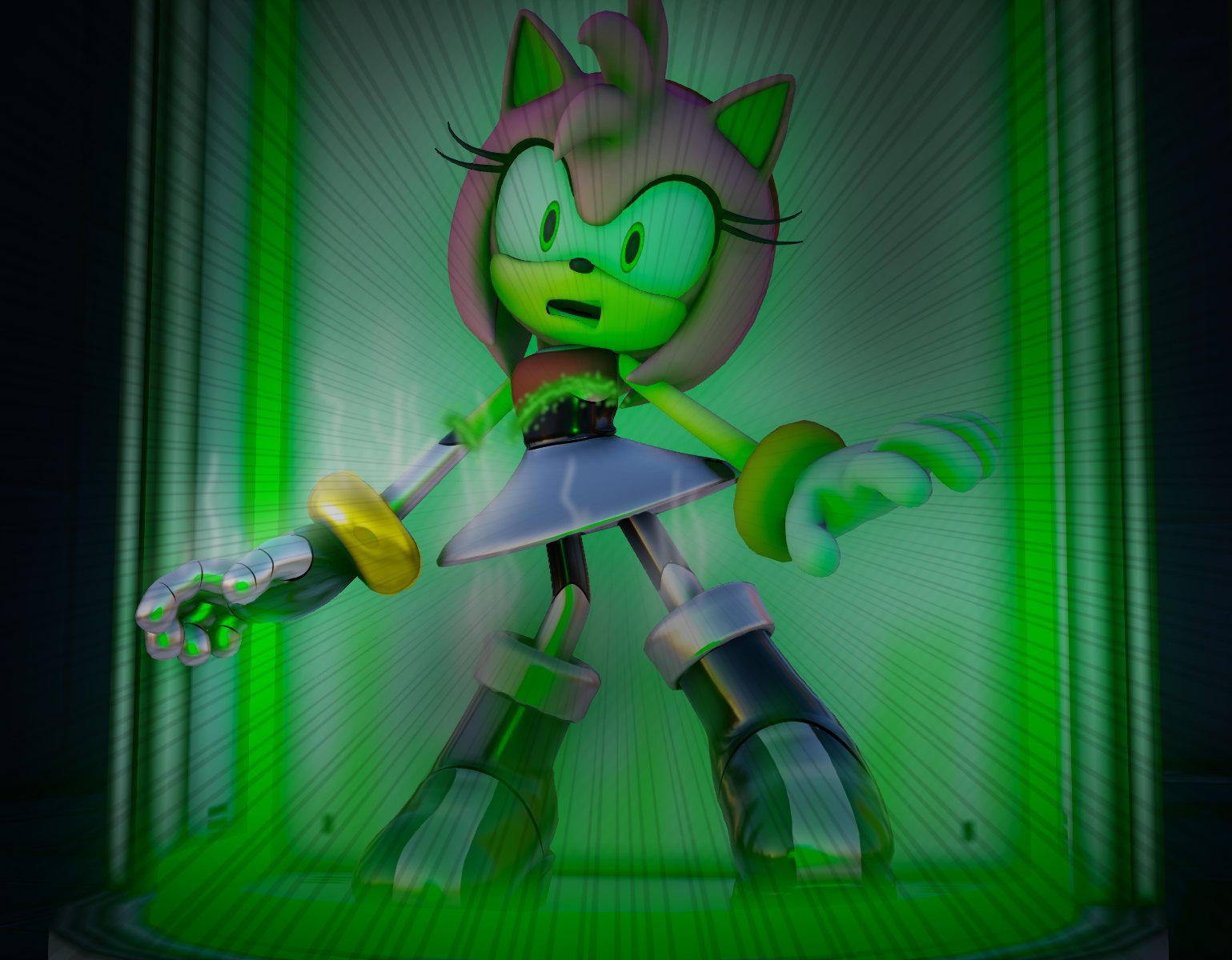 Mmd X Sonic Amy SEGA Enthüllt Beim Vierten Jährlichen Sonic Central