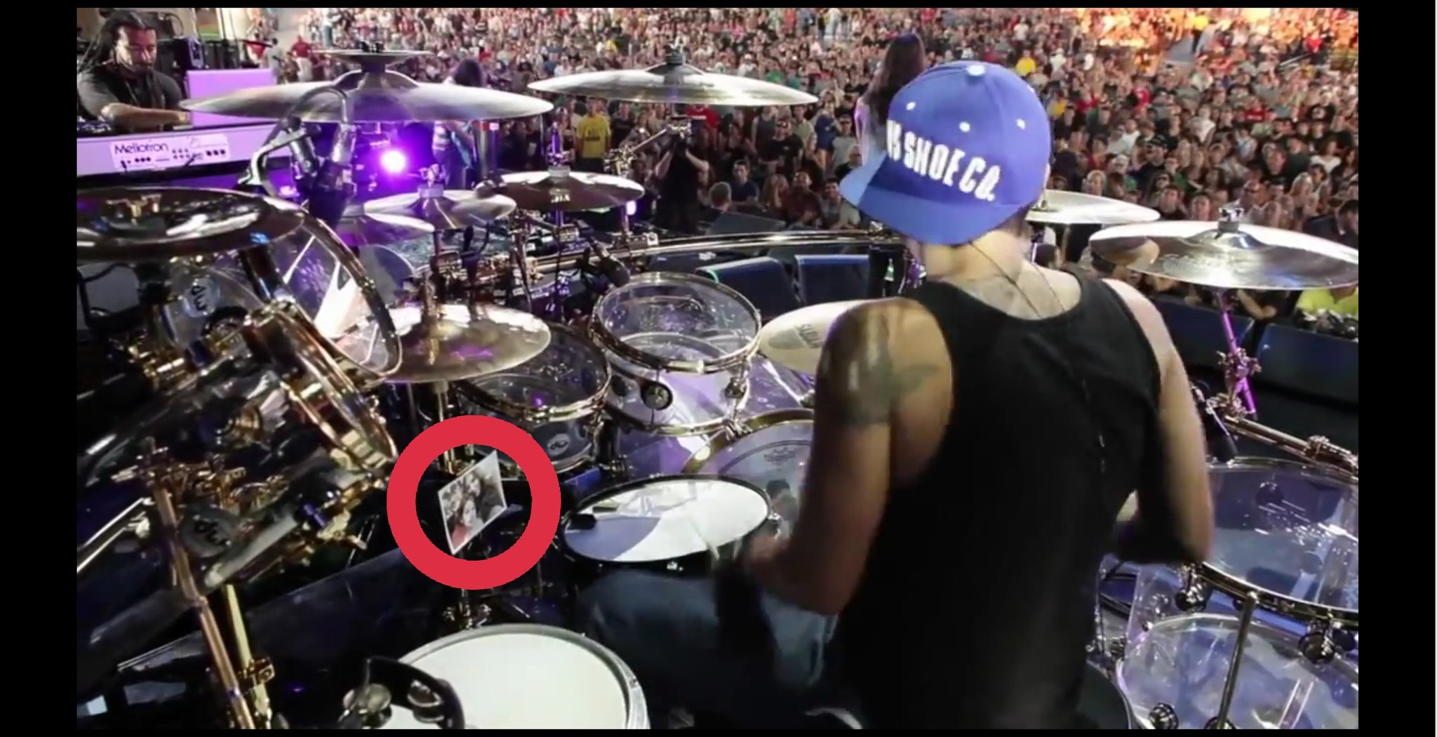 Incubus Drum Set Up