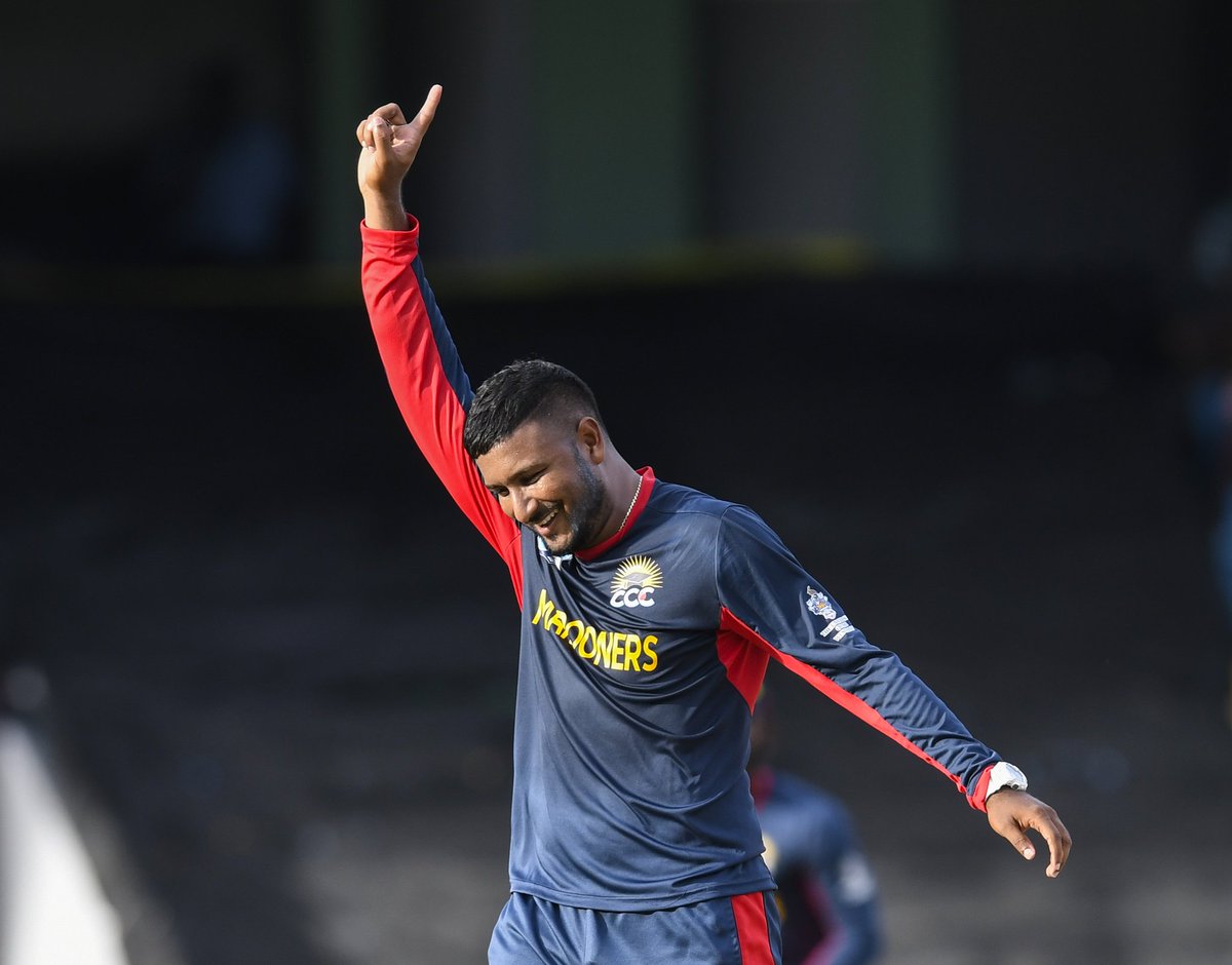 Jon Russ Jaggesar West Indies Cricketer: Age, Bowling Stats, Carrom ...