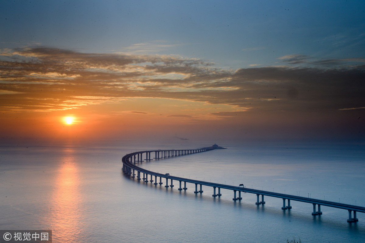 All eyes are on the 55-km hong kong-zhuhai-macao bridge, the world's ...