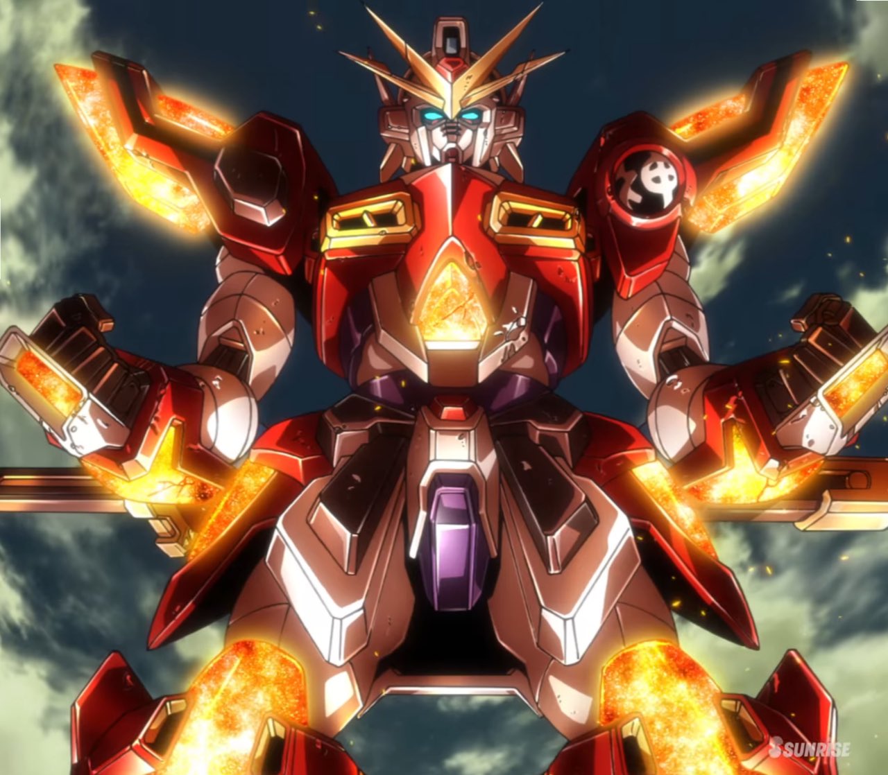 Burning Gundam Wallpaper Hd