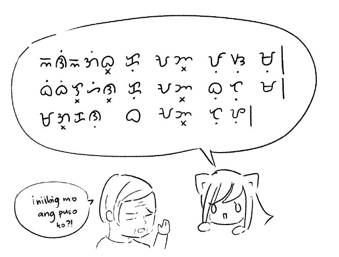 「also, Modern Tagalog has a lot of spanish words now, so ambi」taste ...