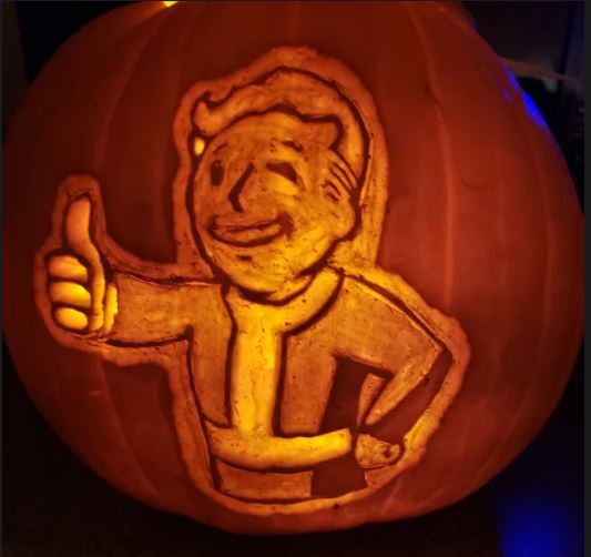 Fallout Pumpkin Stencil