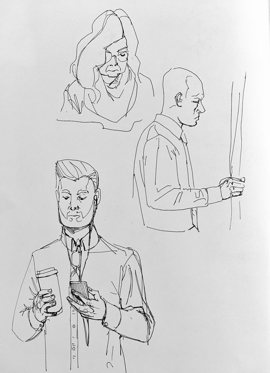 「another day, another set of train sketches 」oriの漫画