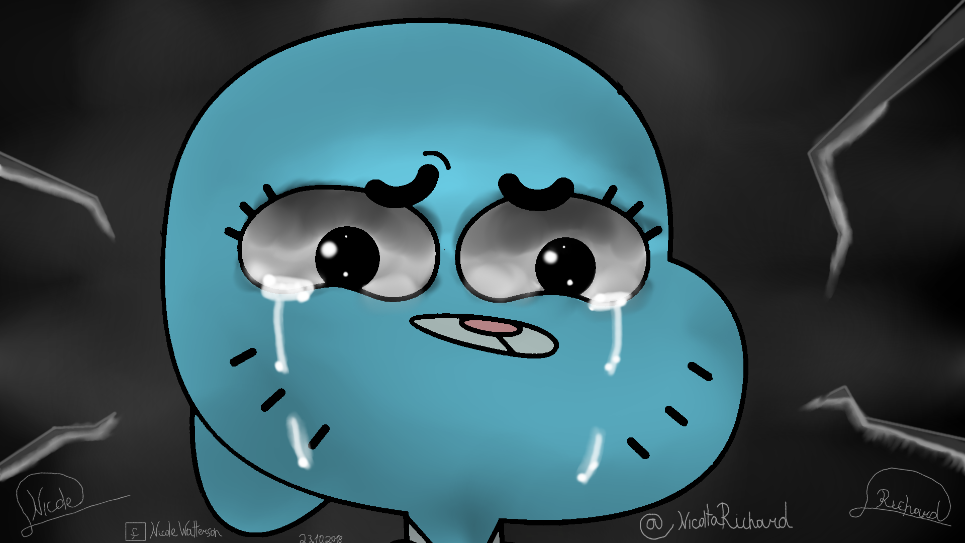 The Amazing World Of Gumball Nicole Sad