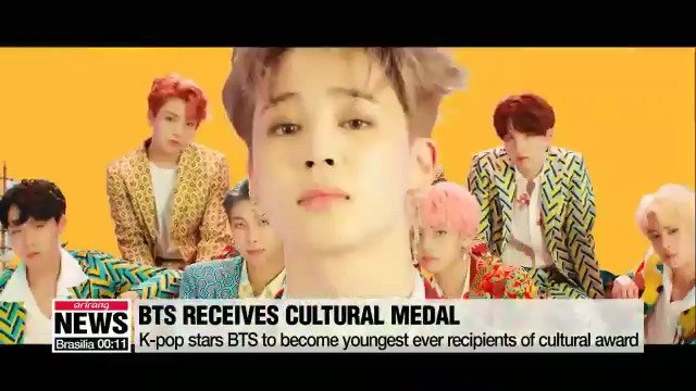 Arirang News on Twitter: " BTS RECEIVES CULTURAL MEDAL #BTS to become ...
