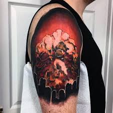 Mushroom Cloud Tattoo