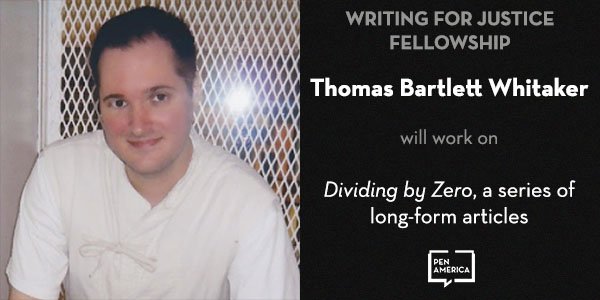 PEN America on Twitter: "Thomas Bartlett Whitaker will work on a series of long-form articles ...