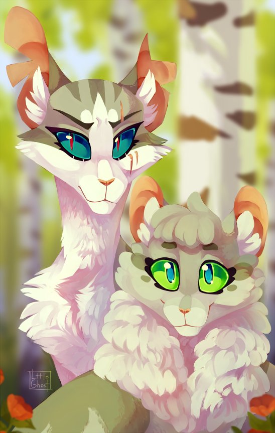 Ivypool And Dovewing Love Is Stored In The Fireheart — Sorry I Never