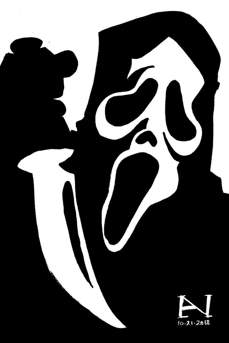 Scream Stencil