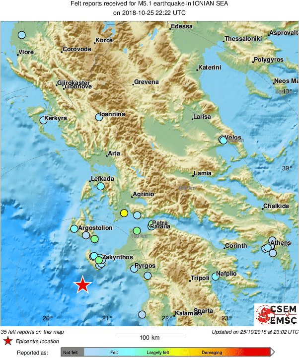 Ionian Sea On World Map - United States Map