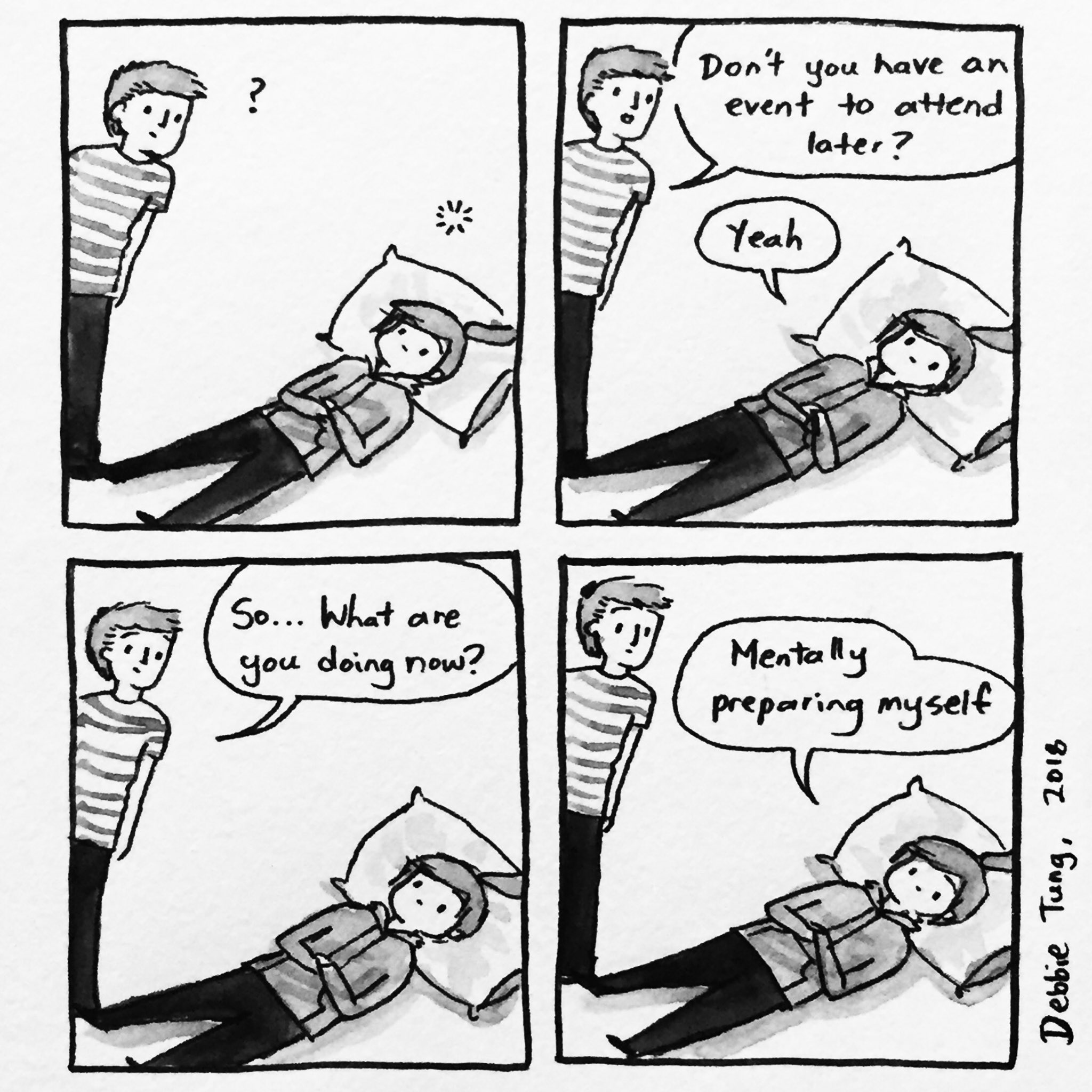 Introvert Comic Strip