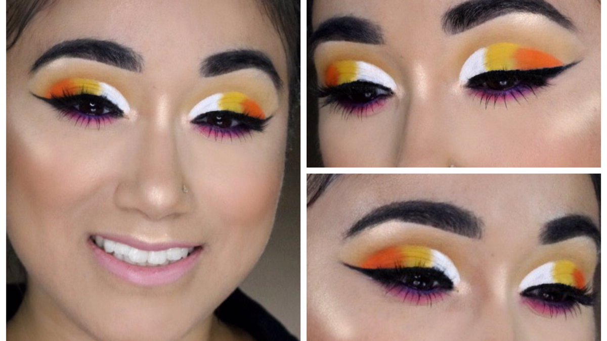 Candy Corn Makeup