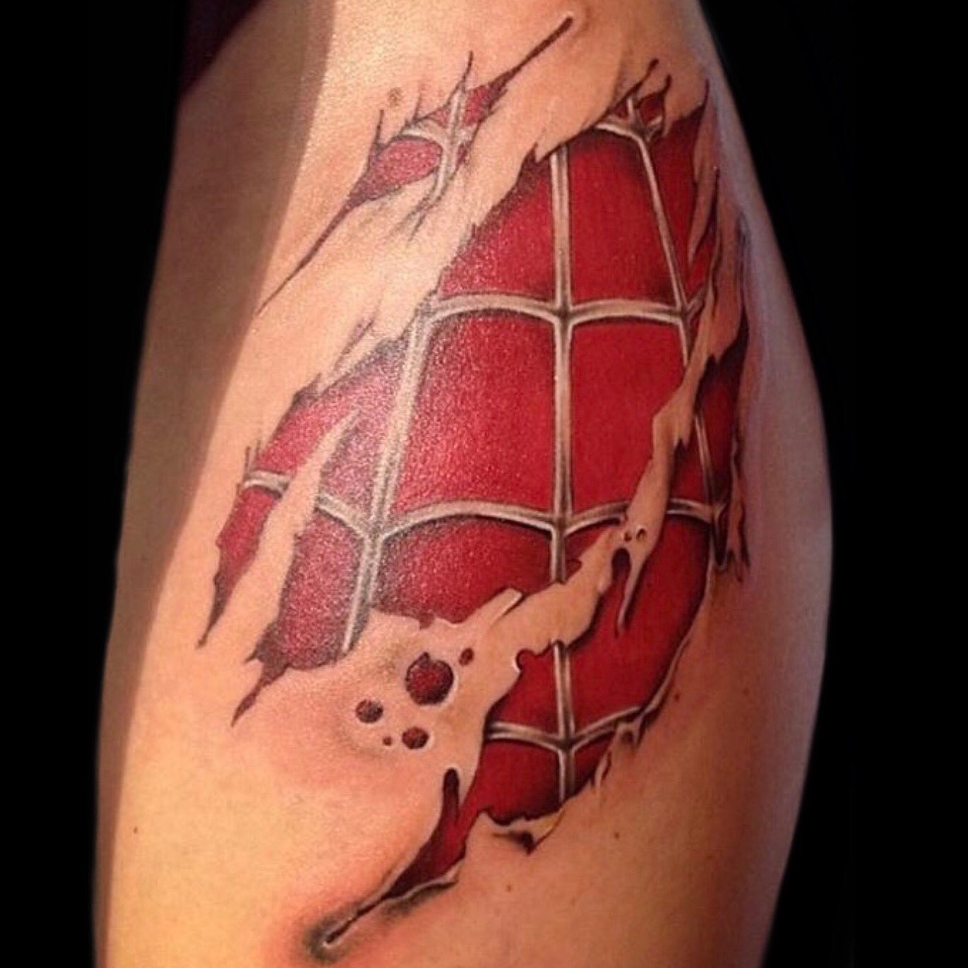 Spiderman Spider Logo Tattoo