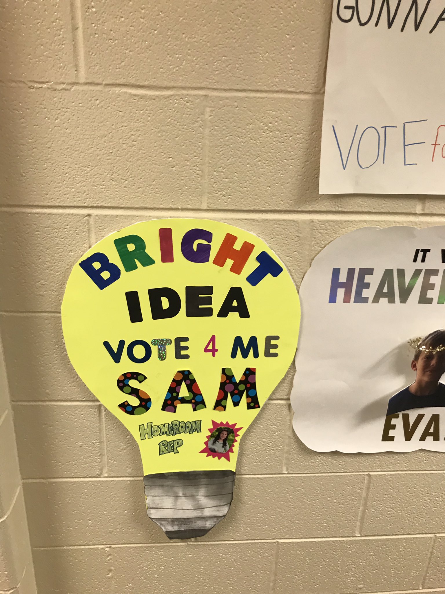 Vote For Me Student Council Posters