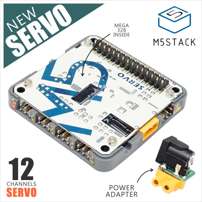 M5Stack on Twitter: "Three new M5 modules are available now: Servo, Commu, LoRaWAN. https://t.co ...