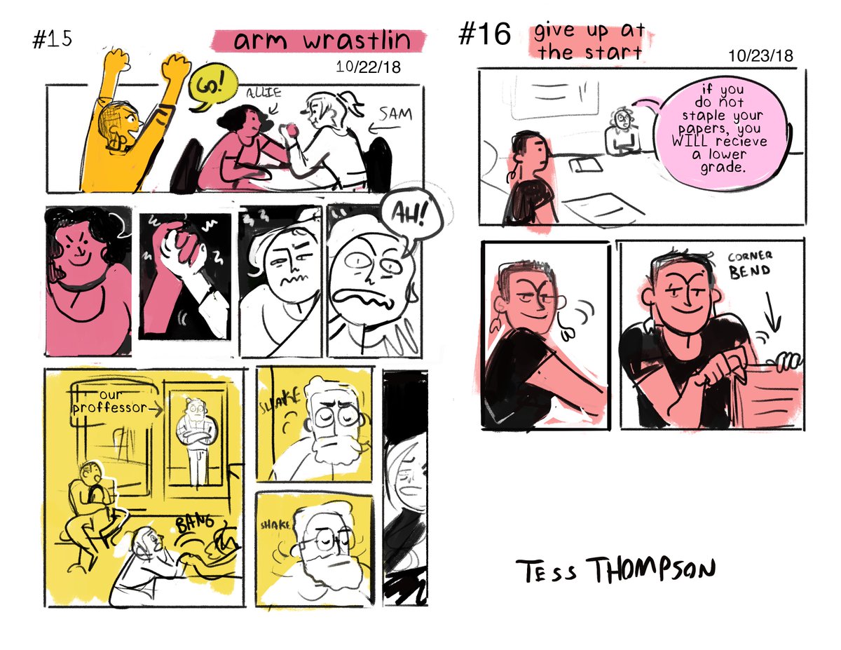 「daily set 5.....! 」tess (quibbs) thompson!!の漫画