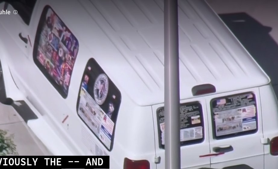 The MAGA BOMBER'S MAGA VAN IS COVERED WITH GOP STICKERS - Democratic ...