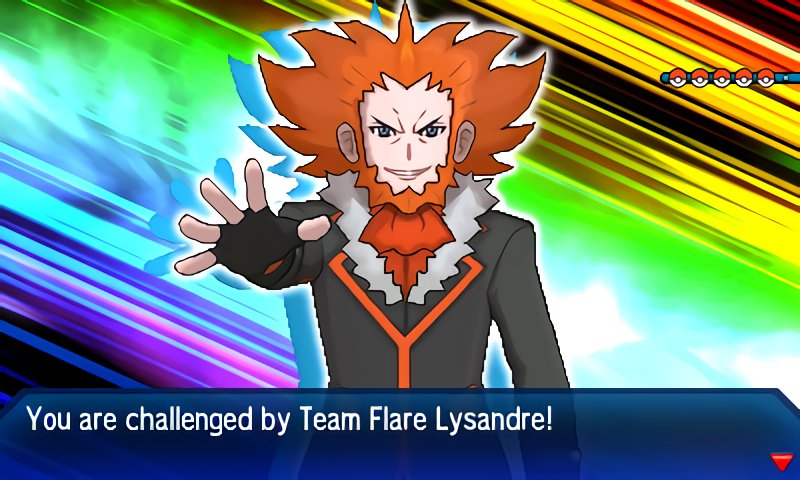 Pokemon Team Flare Lysandre