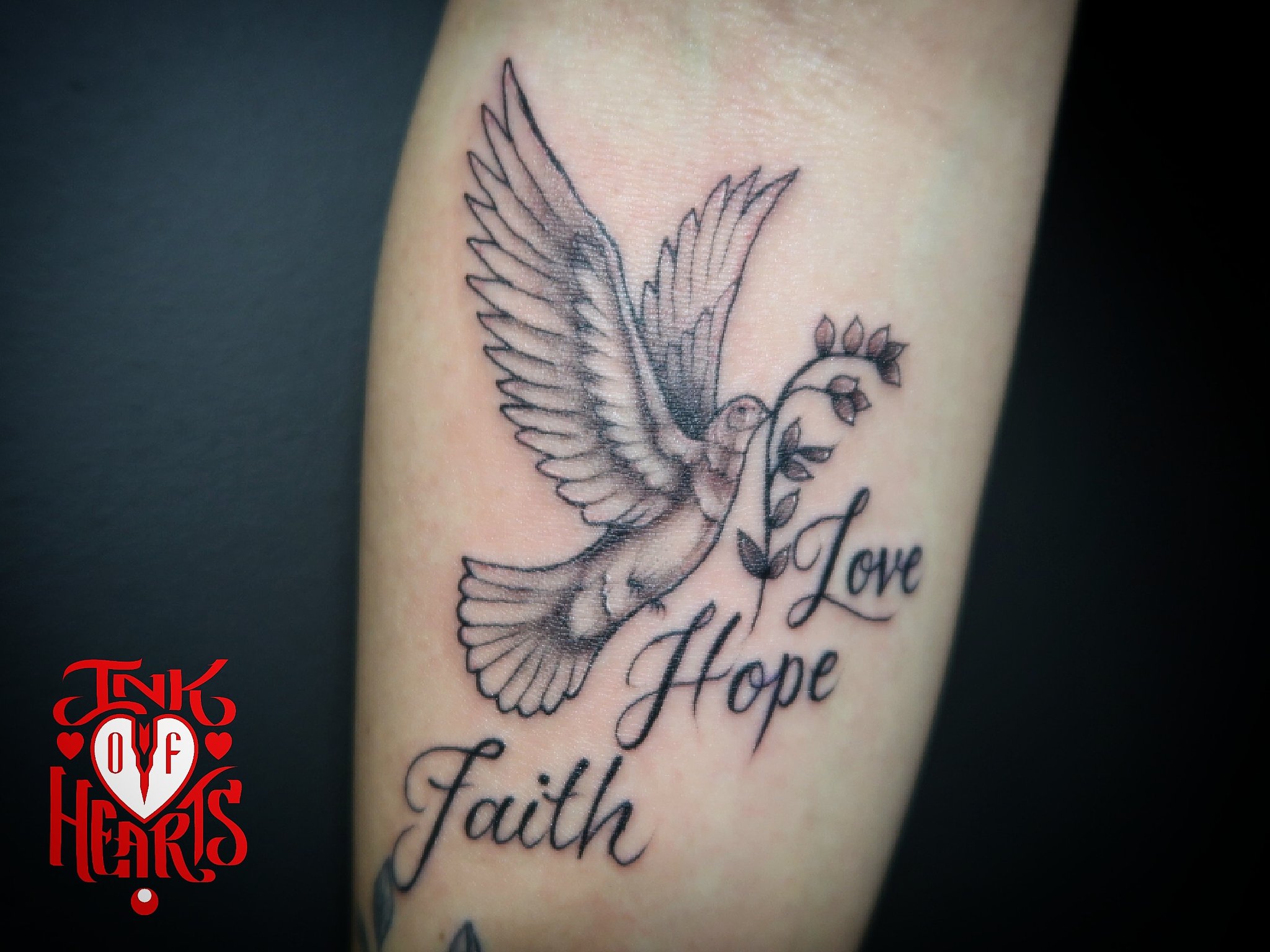 Hope And Faith Tattoos