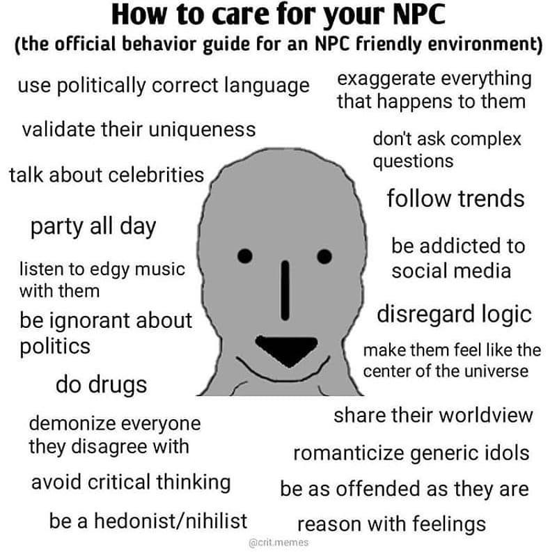 Maybe this will wake up the NPC's? : r/DebateVaccines