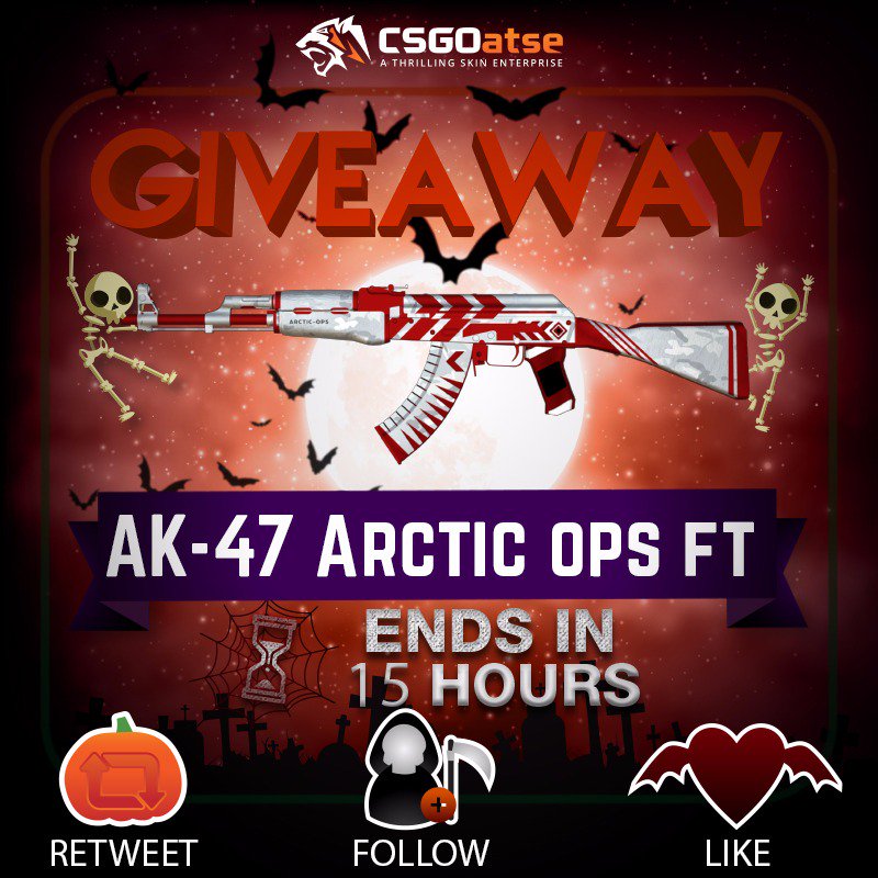 CSGOatse on Twitter: "🐯🔥Daily VGO giveaway, AK47 Arctic Ops (FT)🔥🐯 Like Follow Retweet Good luck ...