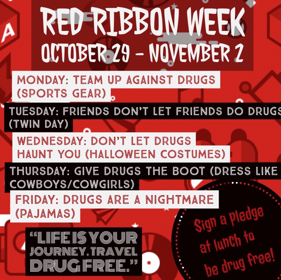 Red Ribbon Week Theme Ideas