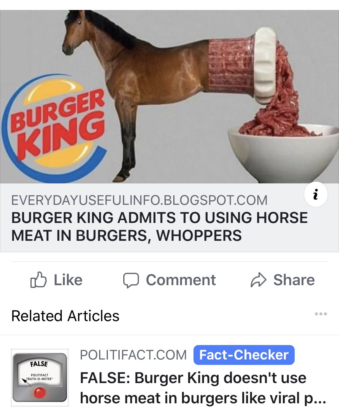 Horse Meat Memes