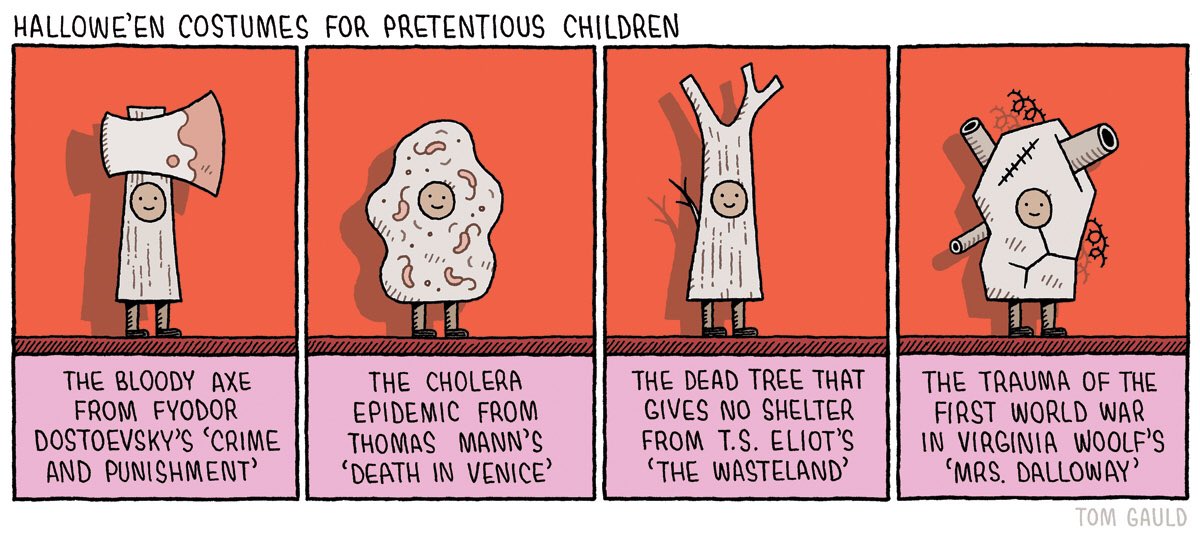 Hallowe'en costumes for pretentious chi」|Tom Gauldの漫画