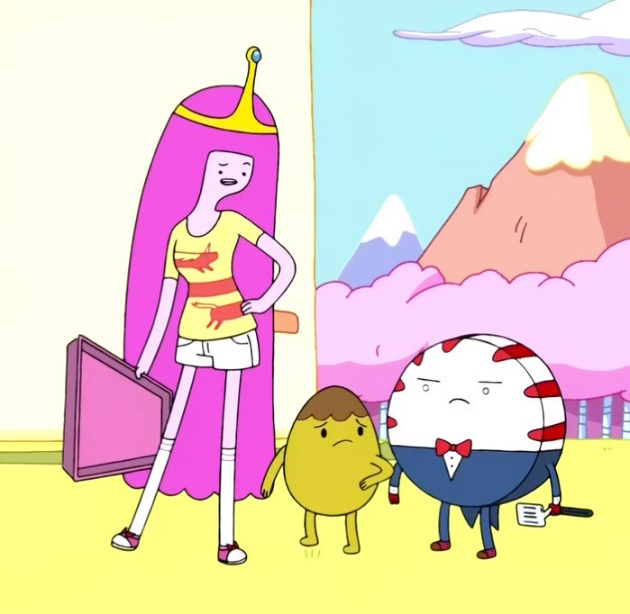 Adventure Time Princess Bubblegum And Lady Rainicorn