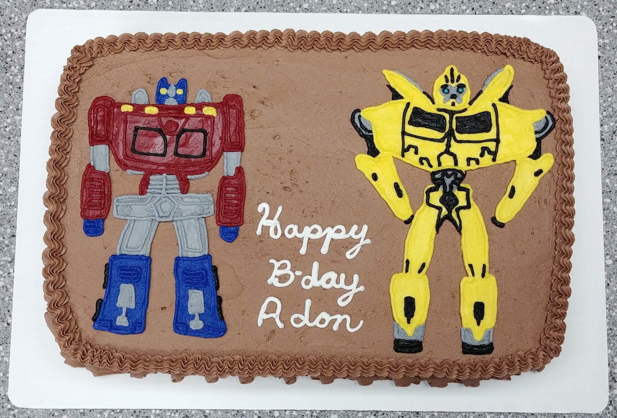 Transformers Prime Cake