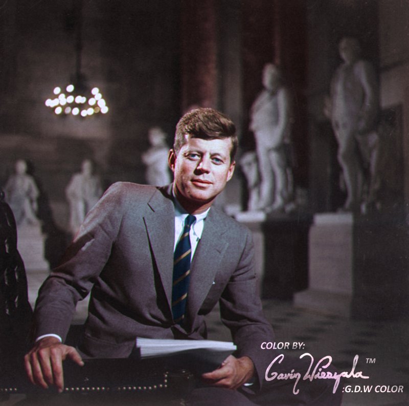Jfk As President In Color