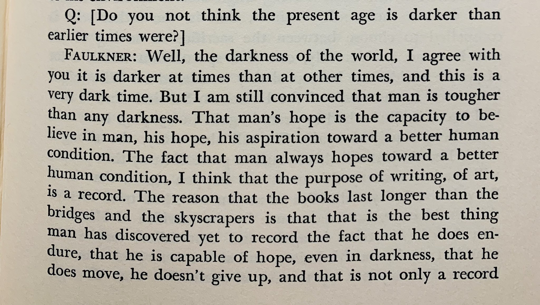 Ruby Cramer on Twitter: "“The reason that the books last longer than the bridges and the ...