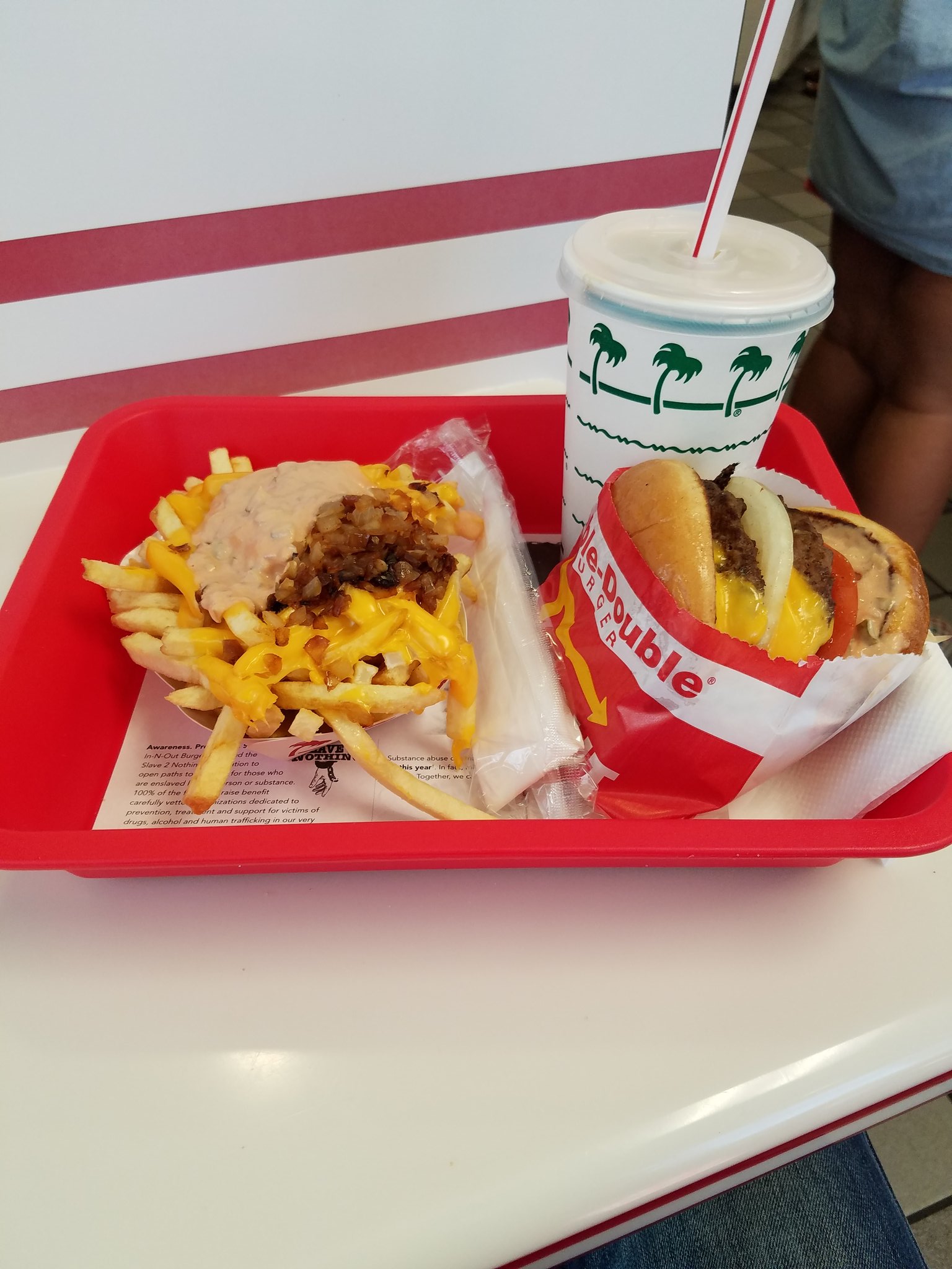 In N Out Double Double Animal Style