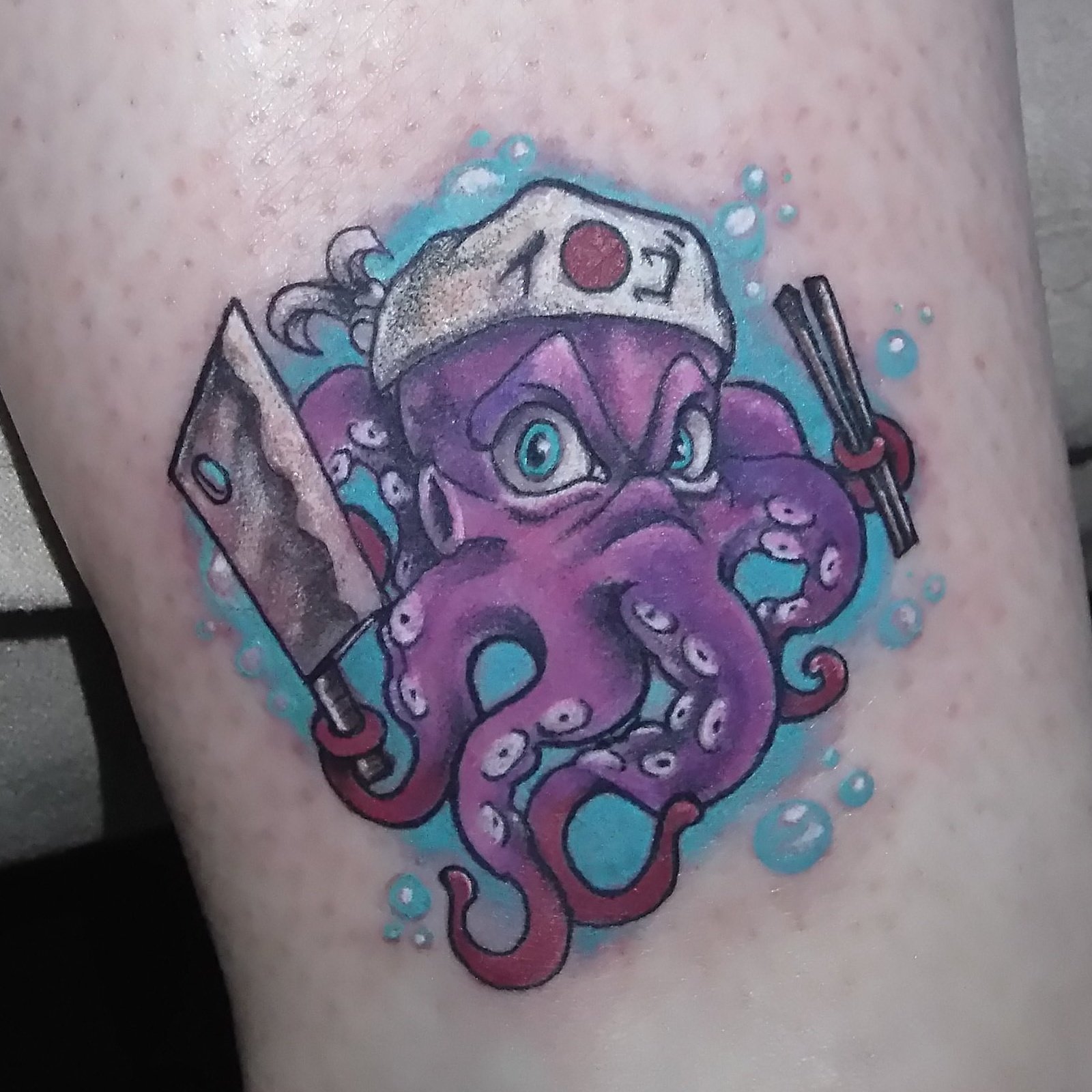 Octopus Chef Tattoos