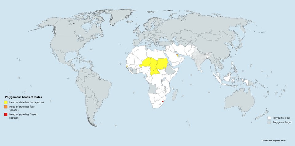 Polygamy In Africa Map