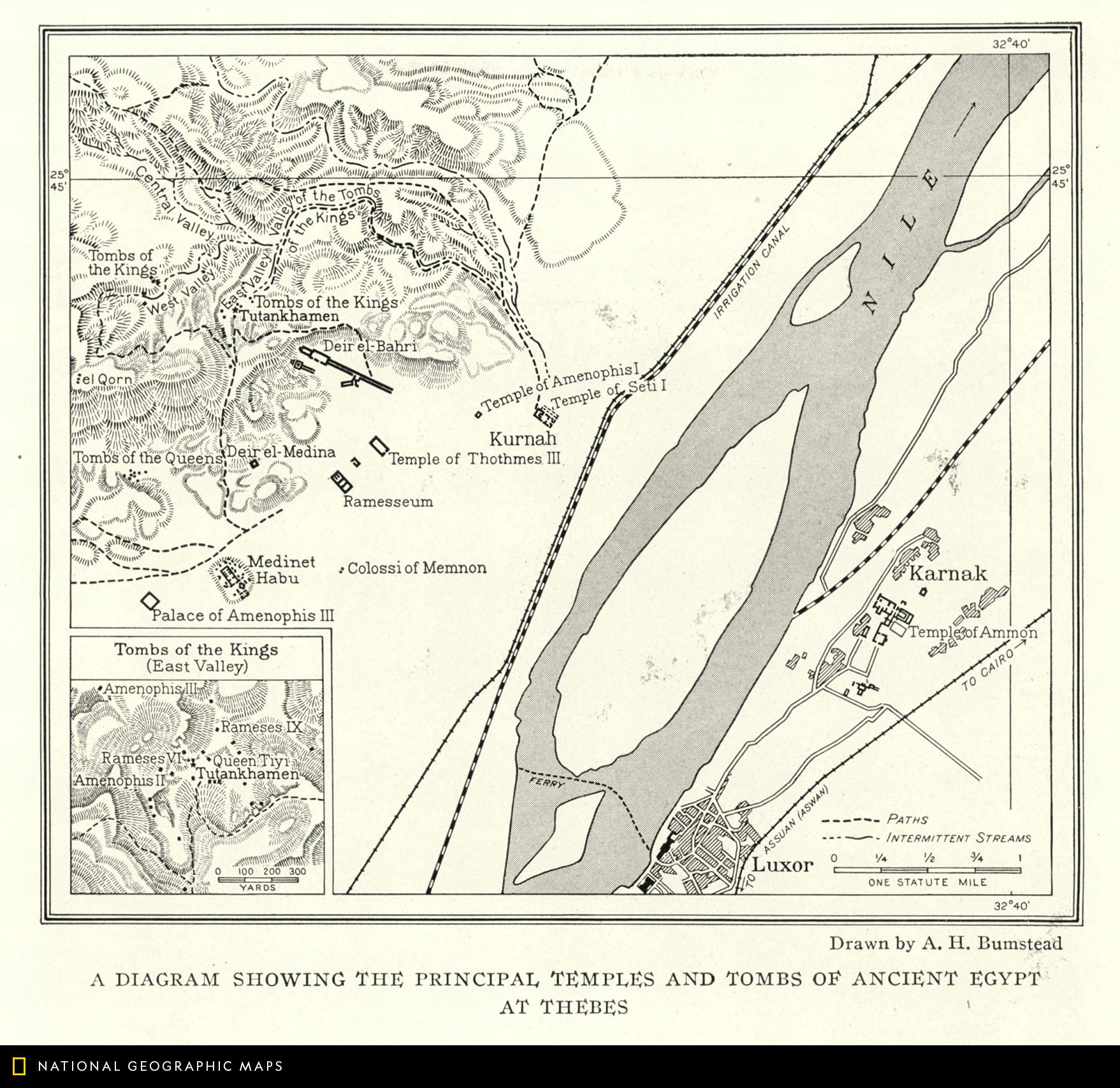 Valley Of The Kings Map