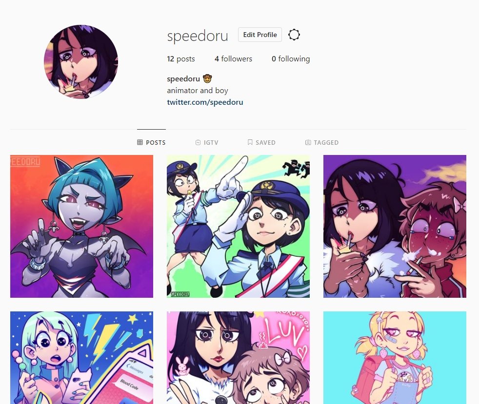 「i made an instagram, please follow for a」|🤠の漫画