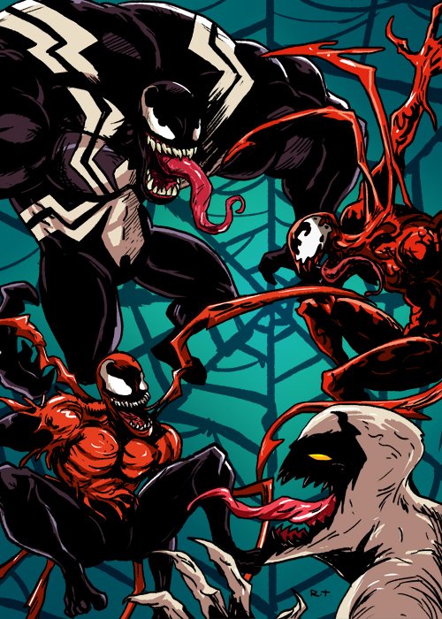 Venom Vs Carnage Vs Toxin Vs Anti Venom