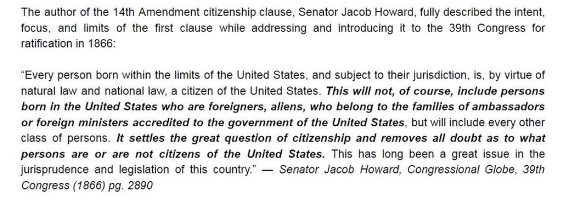 14th Amendment Citizenship Clause