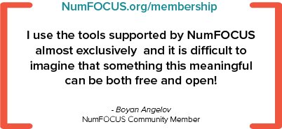 NumFOCUS on Twitter: "Become a NumFOCUS member to give back to the #opensource #datascience ...
