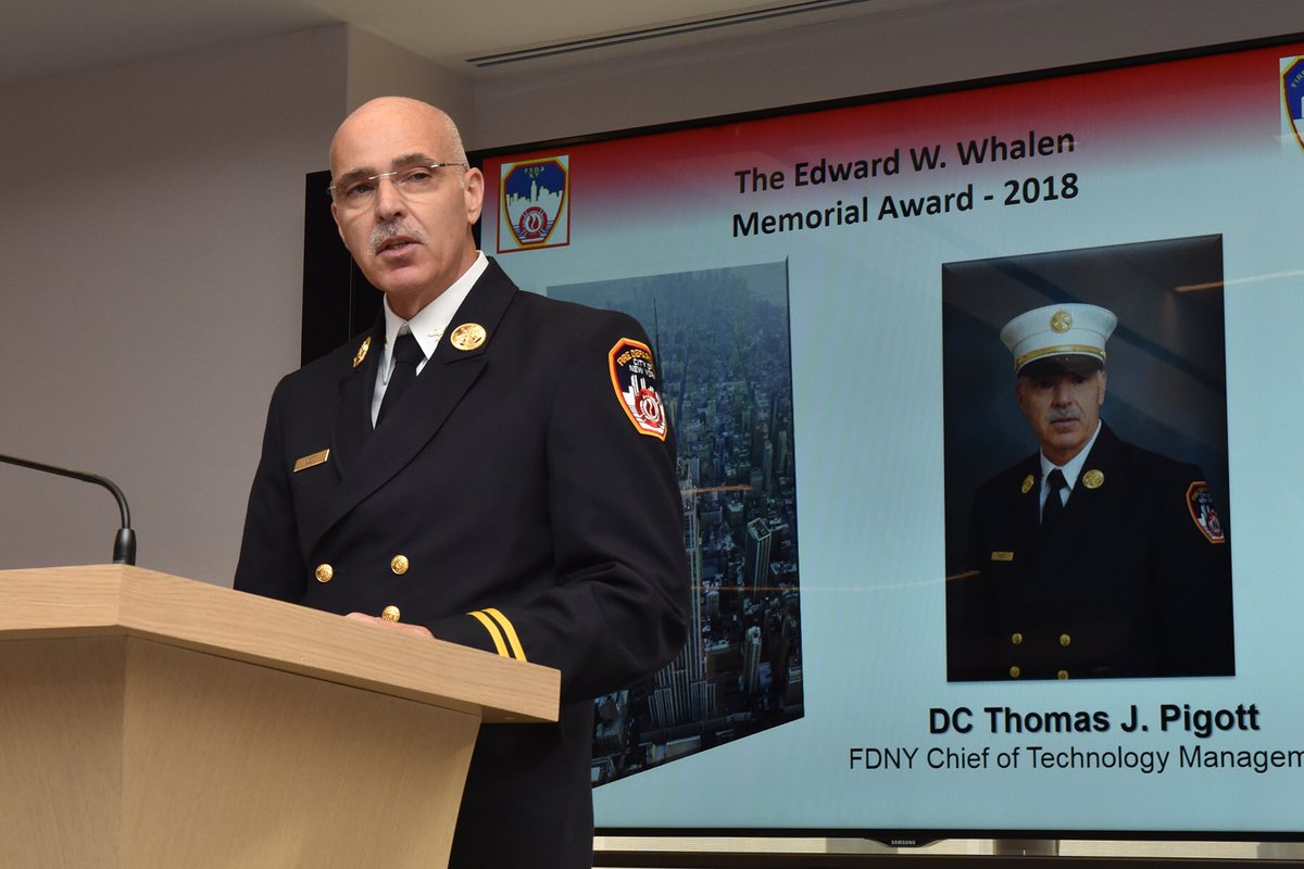 Congratulations to FDNY Deputy Chief Thomas Pigott, who was awarded the ...