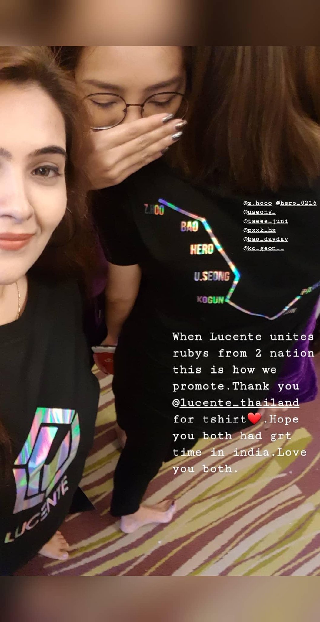 Sweta Desai on Twitter: "Thank you Lucente for bringing us togather 🇮🇳🇰🇷🇹🇭#lucente ...