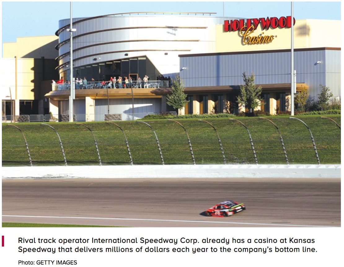 Speedway Motorsports Inc. is looking into having casinos built on its ...