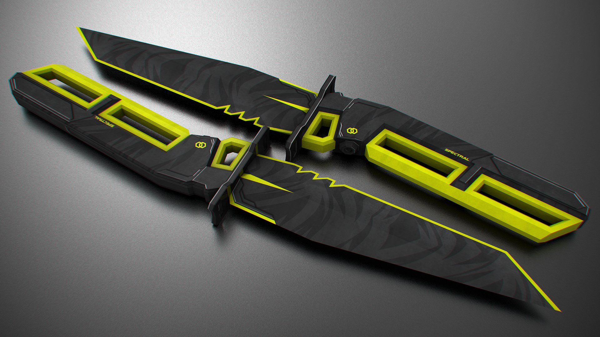 Futuristic Combat Knife